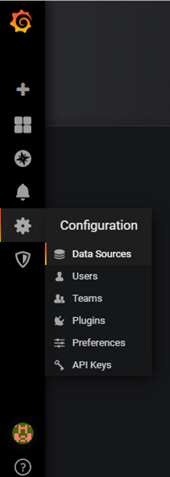 Grafana Database configuration