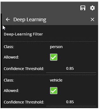 VCA - Deep-Learning Filter