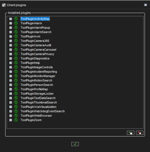 Install client plugin